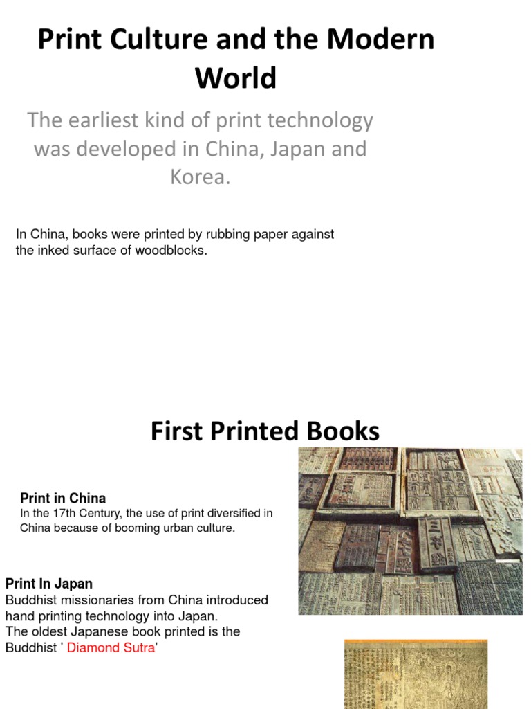 Print Culture's Impact on Society | PDF | Printing | Books