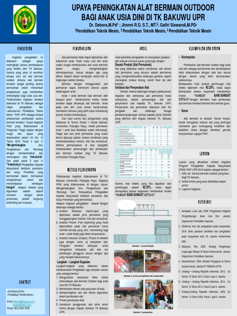 Contoh Poster Penelitian | PDF