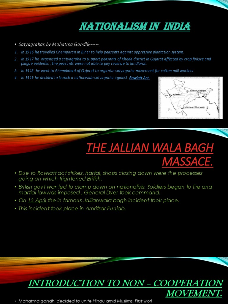 Nationalism in India: - Satyagrahas by Mahatma Gandhi | PDF