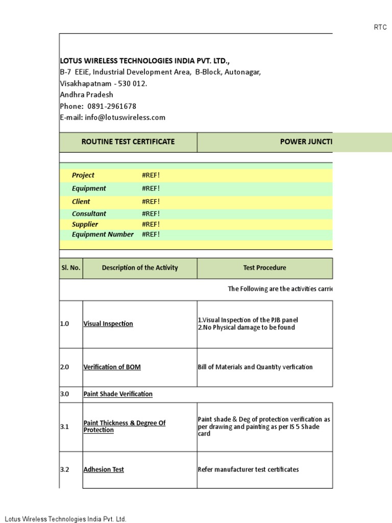Internal Dispatch Clearance Checklist | PDF | Engineering Tolerance ...