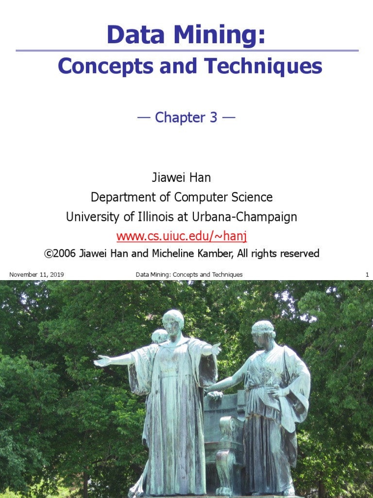 Concepts and Techniques: Data Mining | PDF | Data Warehouse ...