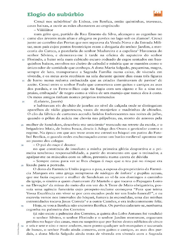 Texto Elogio Do Suburbio | PDF
