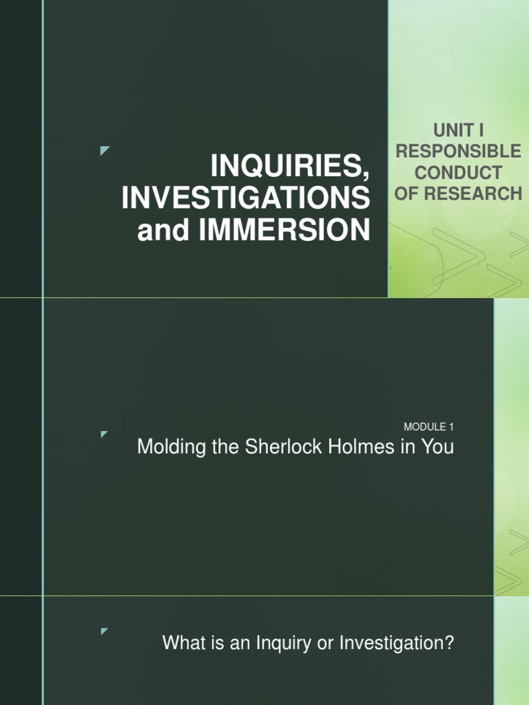 Inquiry Method | PDF | Inquiry | Scientific Method