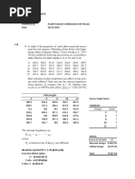 RBD Design and ANOVA in Excel | PDF | Standard Error | Errors And Residuals