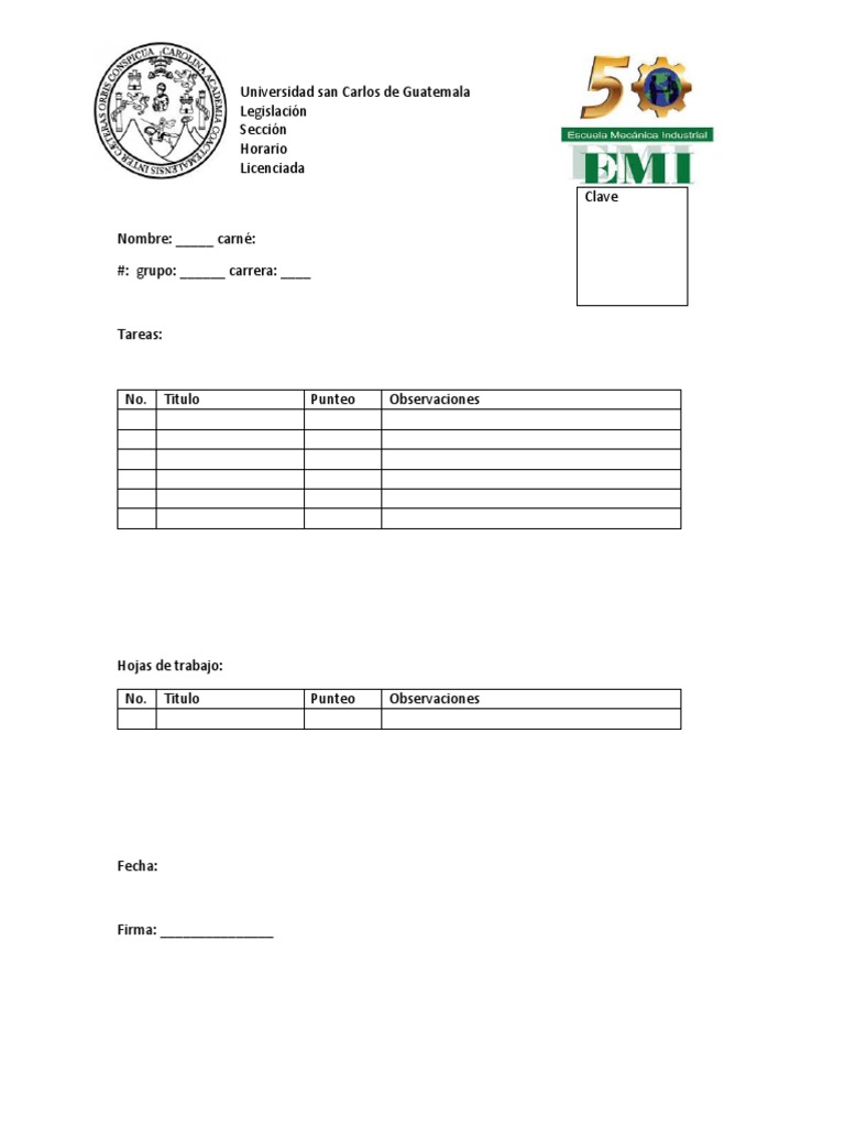 Cajetin Tareas Legislacion Usac | PDF