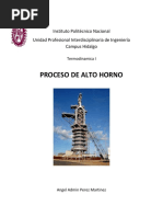 Producción de Arrabio en Ingeniería Metalúrgica | PDF | Arrabio | Hierro