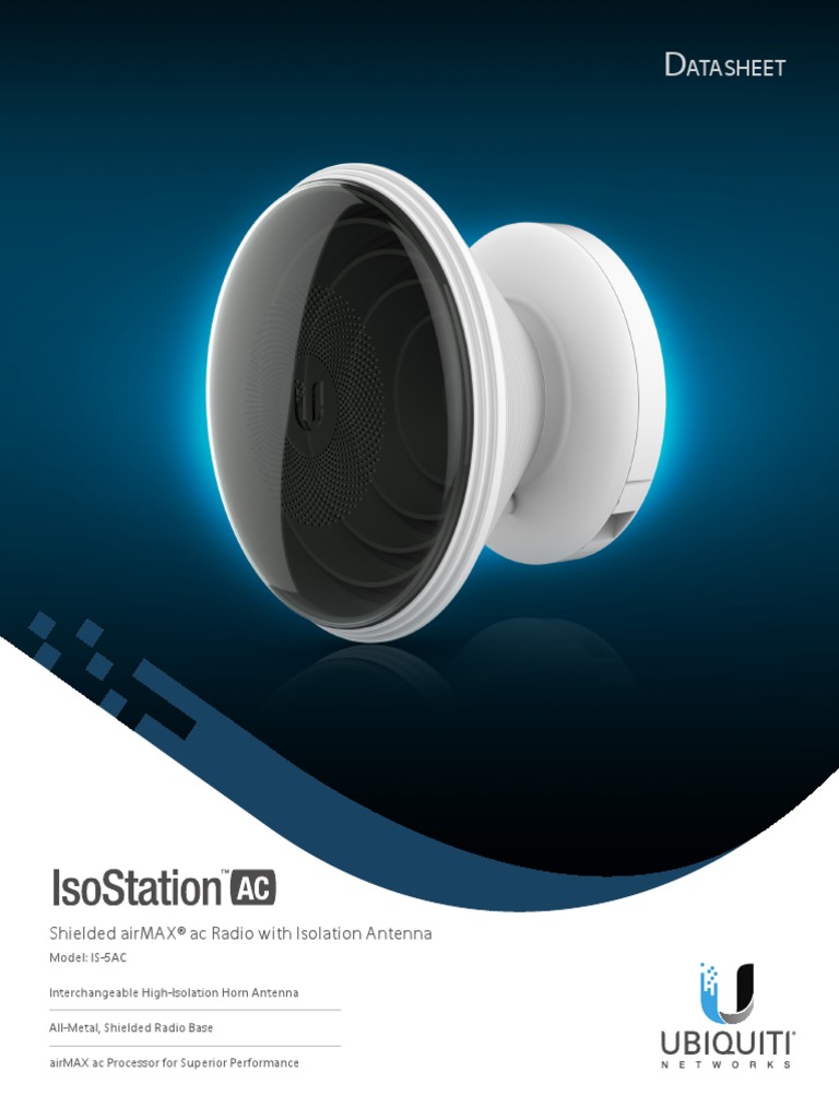 IsoStation 5AC DS | PDF | Wi Fi | Antenna (Radio)