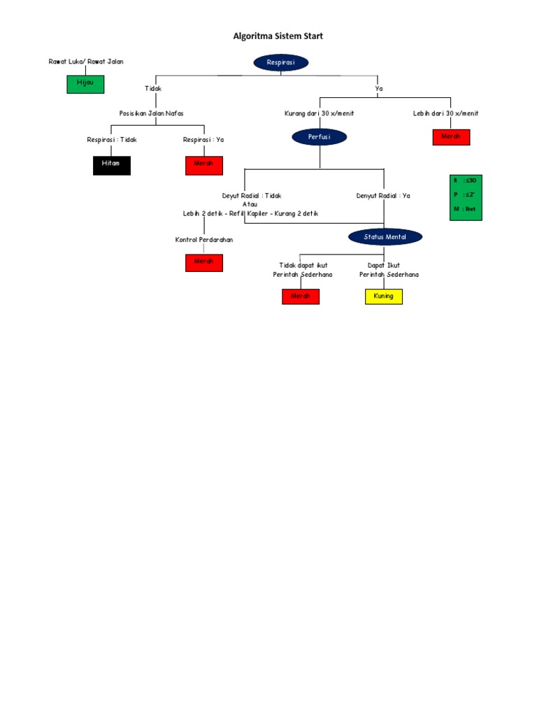 Algoritma Triase START Keperawatan | PDF