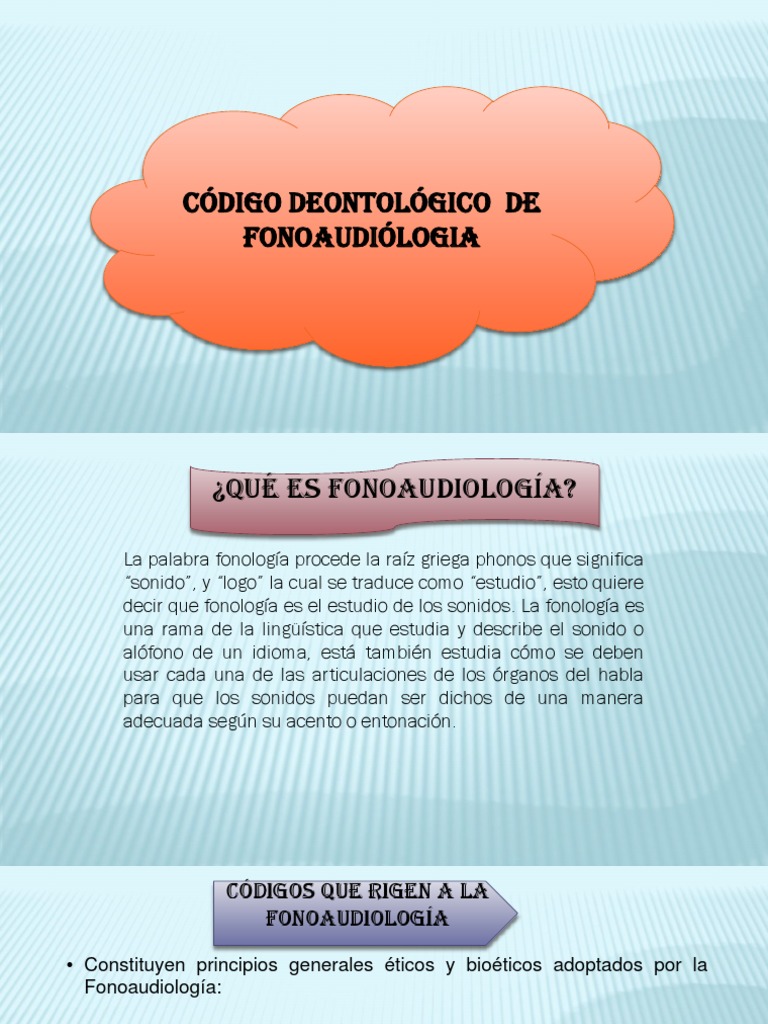 Codigo de Fonoaudiología | PDF