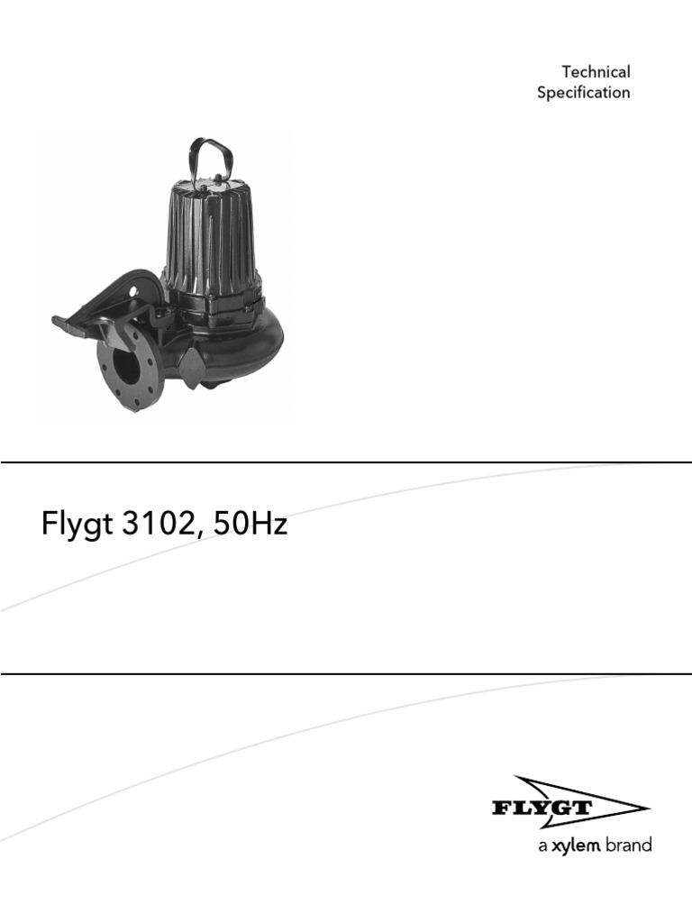 Flygt Pumps | PDF | Corrosion | Pump