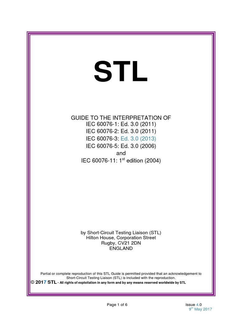 STL Guide For Short Circuit | PDF | Transformer | Electrical Engineering