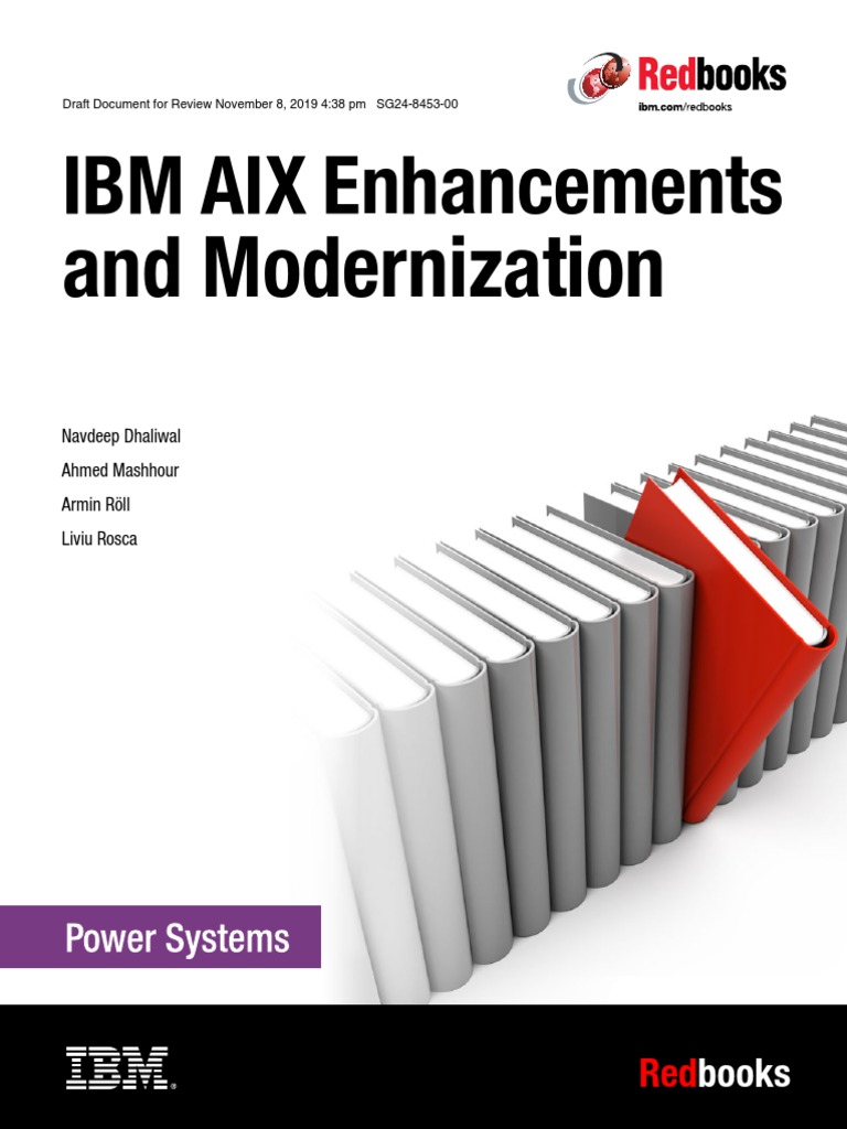 IBM AIX Enhancements: and Modernization | PDF | Computer Data | System Software