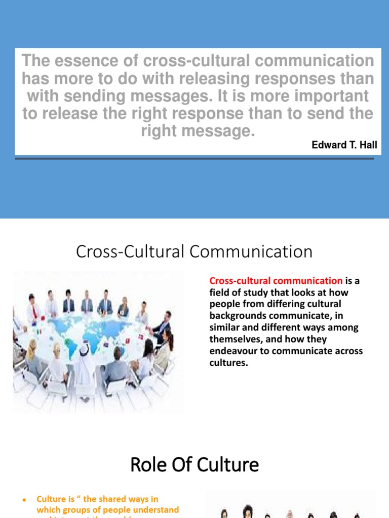 Strategies for Effective Cross-Cultural Communication | PDF | Nonverbal ...