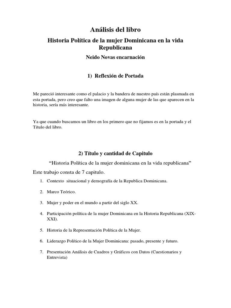 Análisis Del Libro de Neido | PDF | Mujer | Alemania