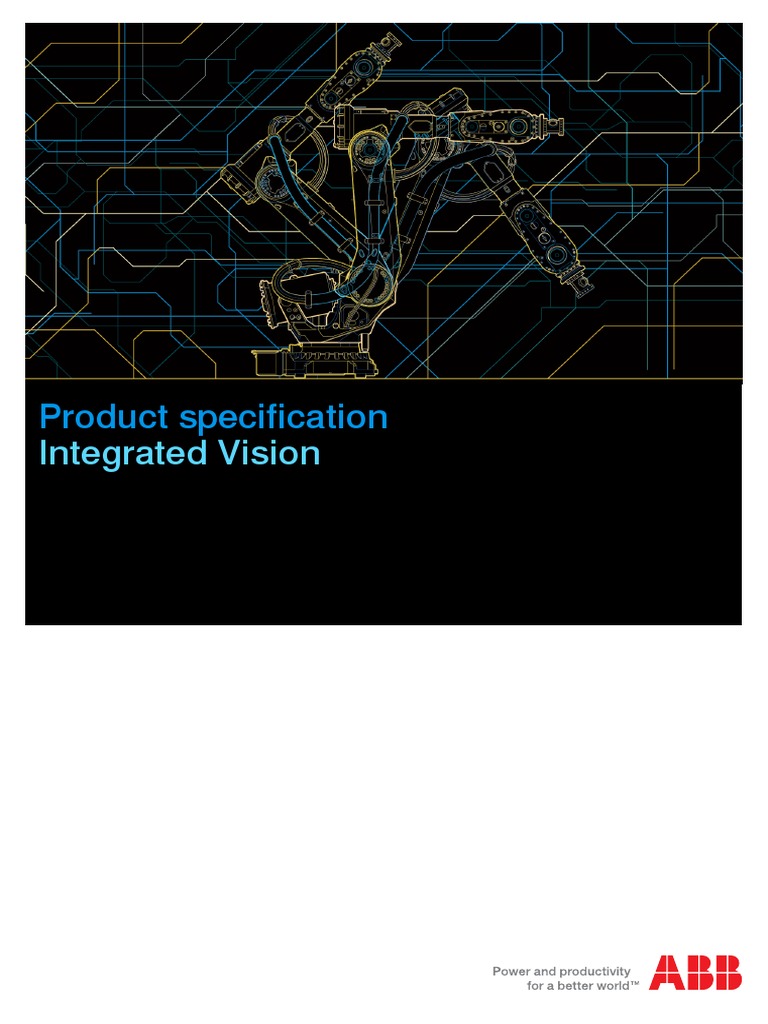 ABB Product Specification - Integrated Vision - 3HAC046868-En | PDF ...