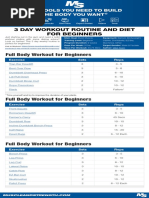 Jeff Nippard Bench Press Specialization Program | PDF | Recreation ...