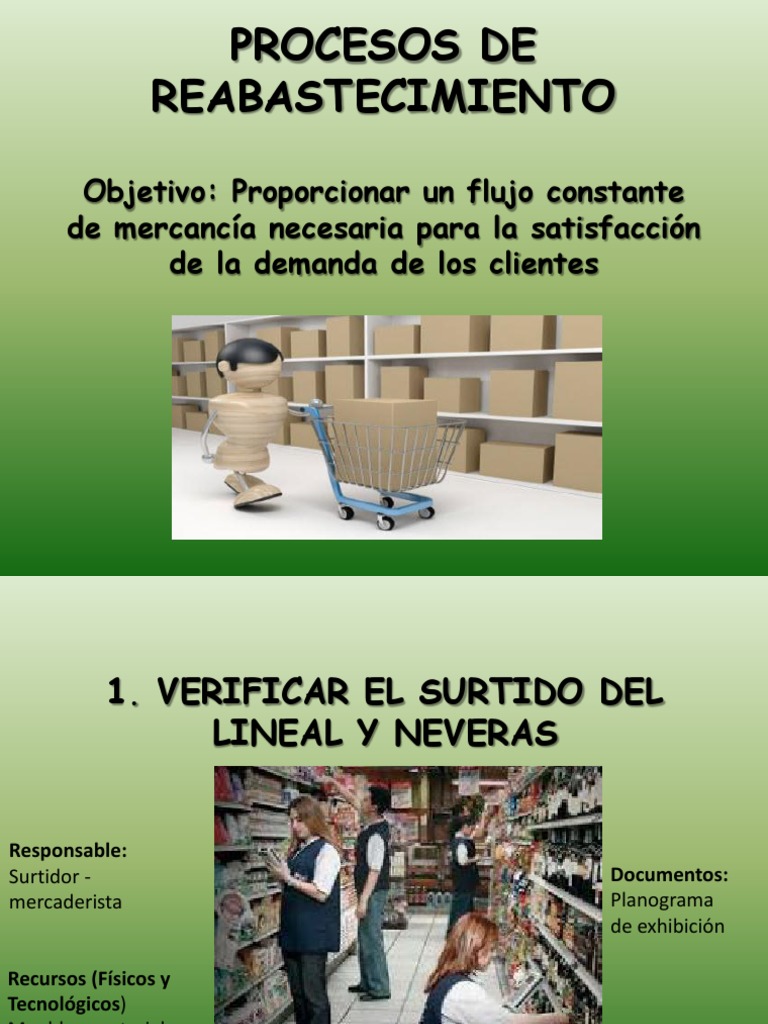 Procesos de Reabastecimiento de Mercancías | PDF | Terminal de ...