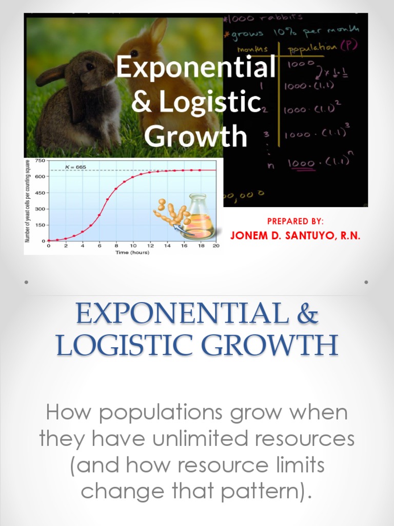 Exponential An Logistic Growth | PDF | Logistic Function | Bacteria