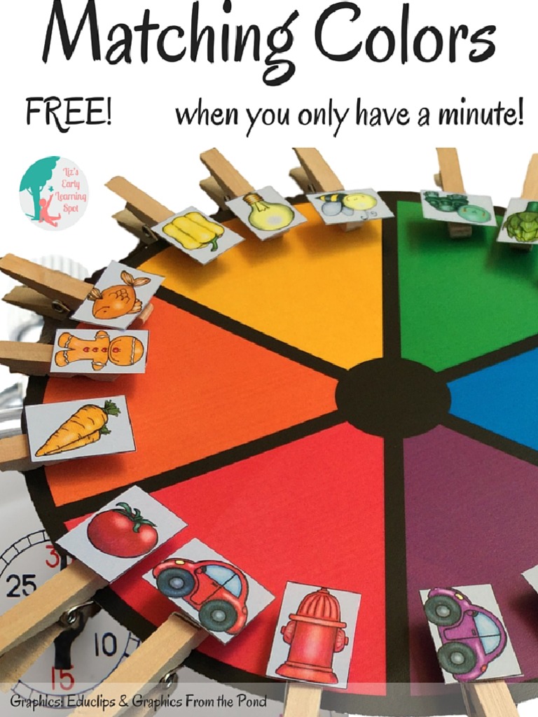 Free Color Matching Activities for Kids | PDF
