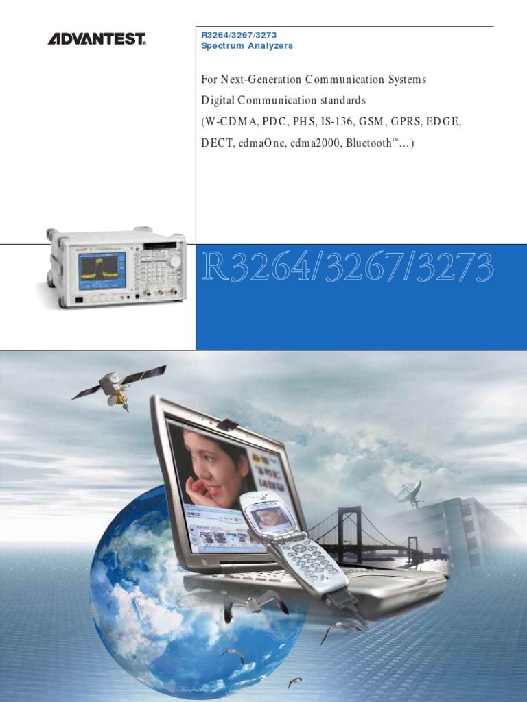 Advantest Spectrum Analyzer R3267 | PDF | Hertz | Bandwidth (Signal ...