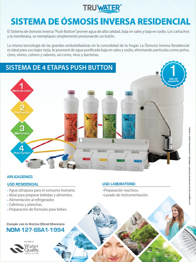 Tru Water Osmosis | PDF | Ósmosis | Agua