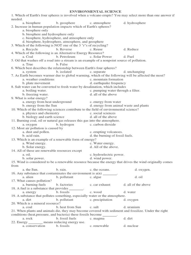 Grade 6environmental Science | PDF | Fuels | Fossil Fuels