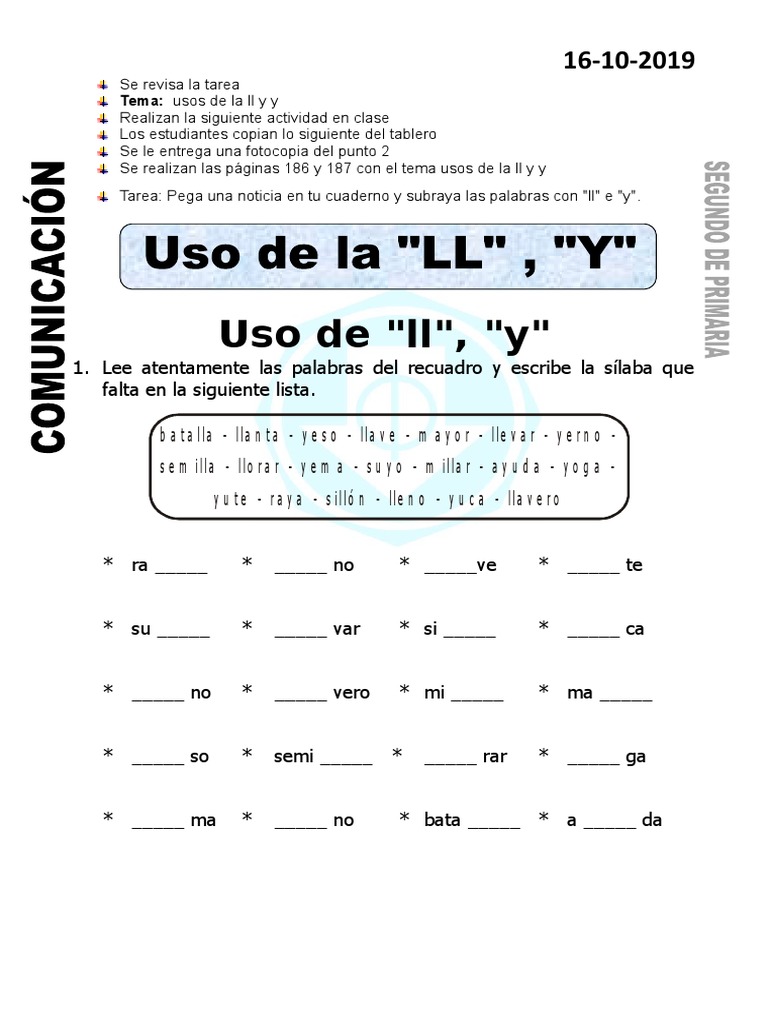 Uso de "LL", "Y" | PDF
