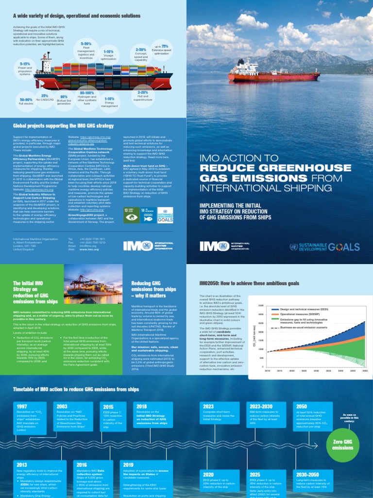 IMO Strategies for Reducing Shipping GHG | PDF | Low Carbon Economy ...