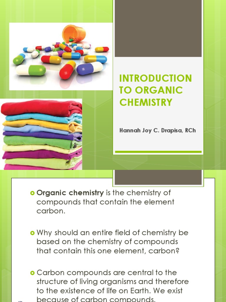 Introduction To Organic Chemistry | PDF
