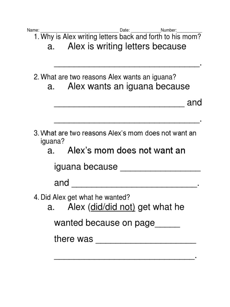 Lesson 1 Exit Ticket | PDF