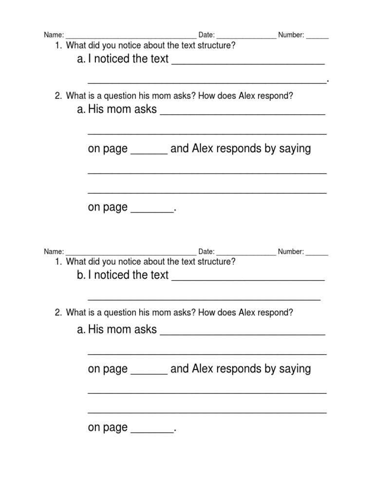 Lesson 2 Exit Ticket | PDF