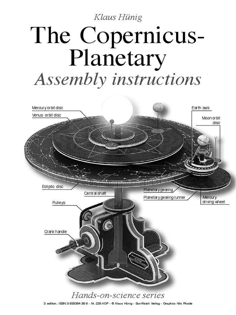 The Copernicus-Planetary: Assembly Instructions | PDF | Belt ...