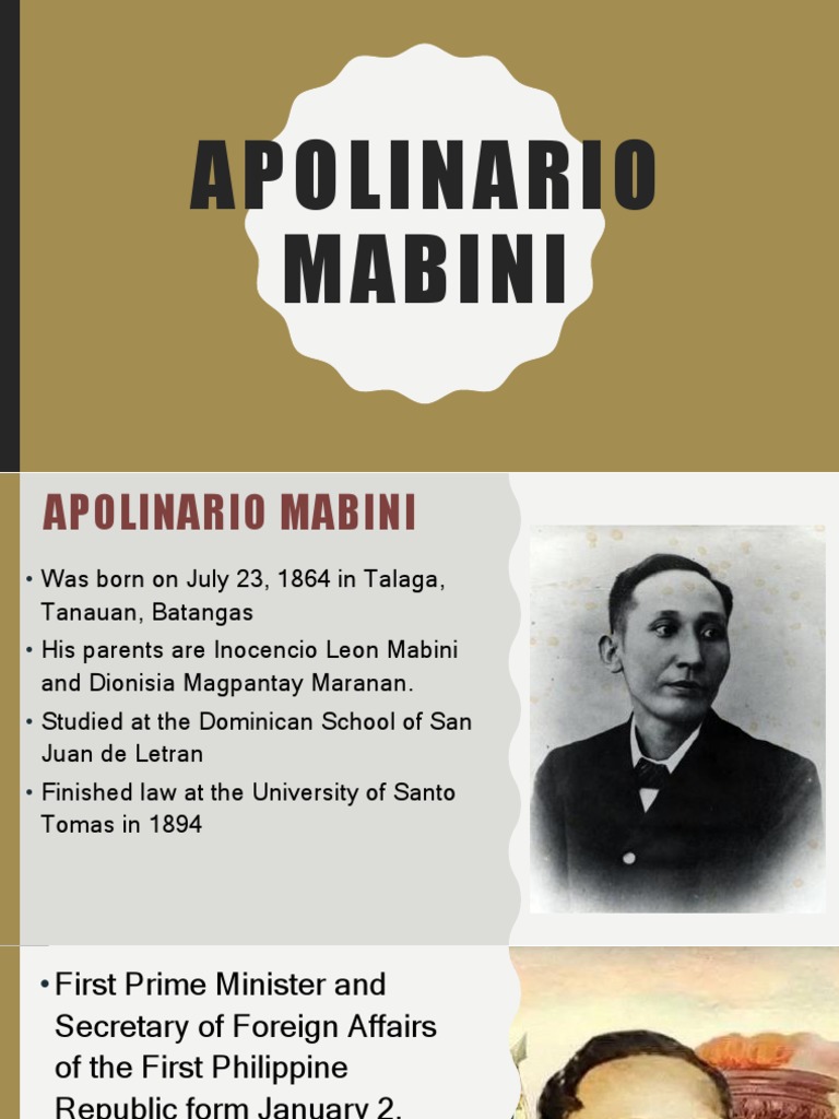 Apolinario Mabini