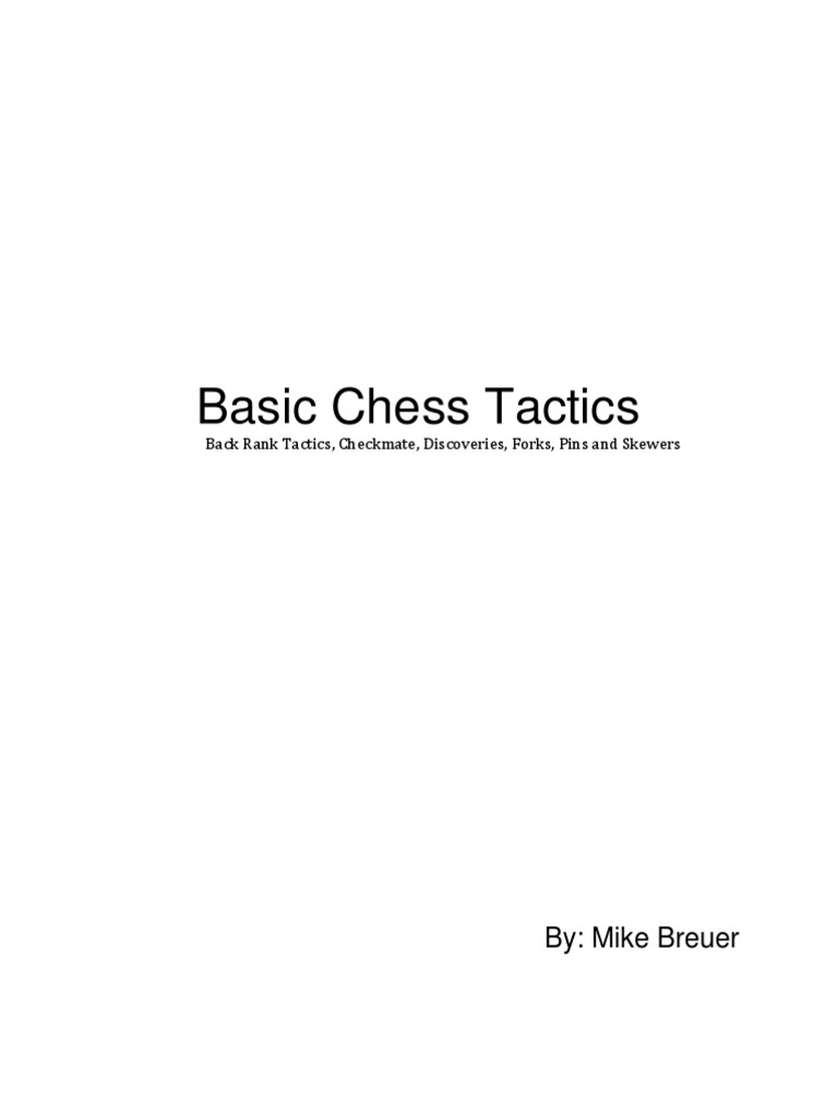 60 Basic Tactics Download Free Pdf Competitive Games Board Games