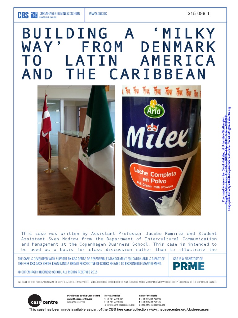 Arla Dairies Lat Am Case | PDF | Milk | Dairy