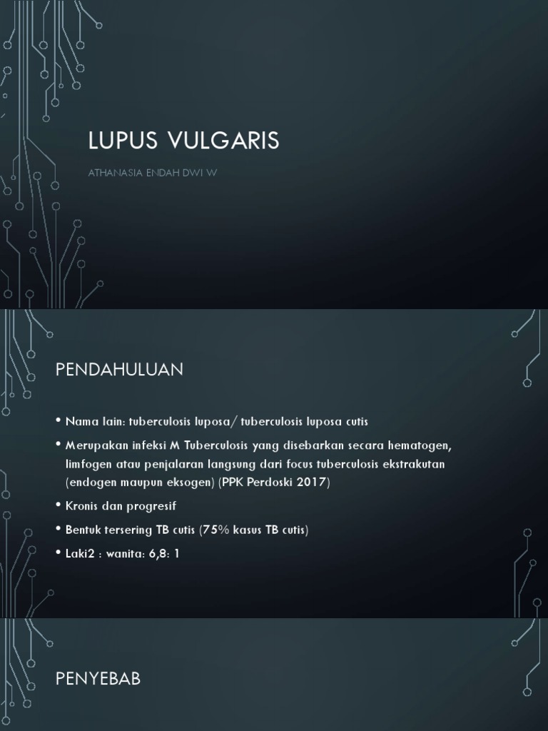 Lupus Vulgaris DR Athanasia Endah SPKK PDF | PDF | Pengembangan Diri | Kesehatan Holistik