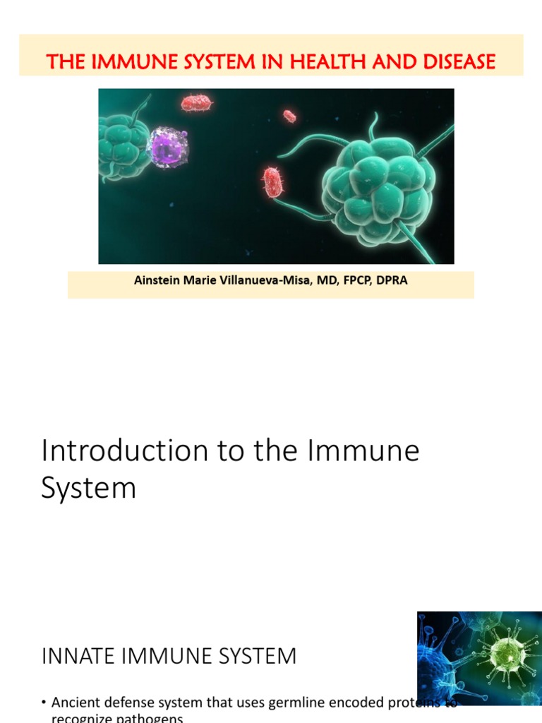 Immune System Overview: Health & Disease | PDF | Immune System | Toll ...