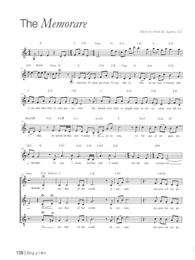 The Memorare PDF | PDF