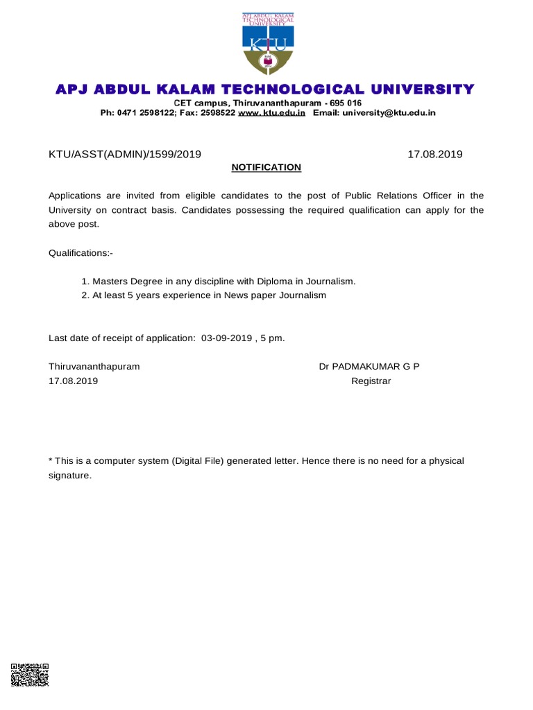 PRO Notification | PDF