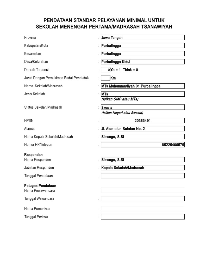 Quisoner SPM Mts Muh 01 PBG | PDF