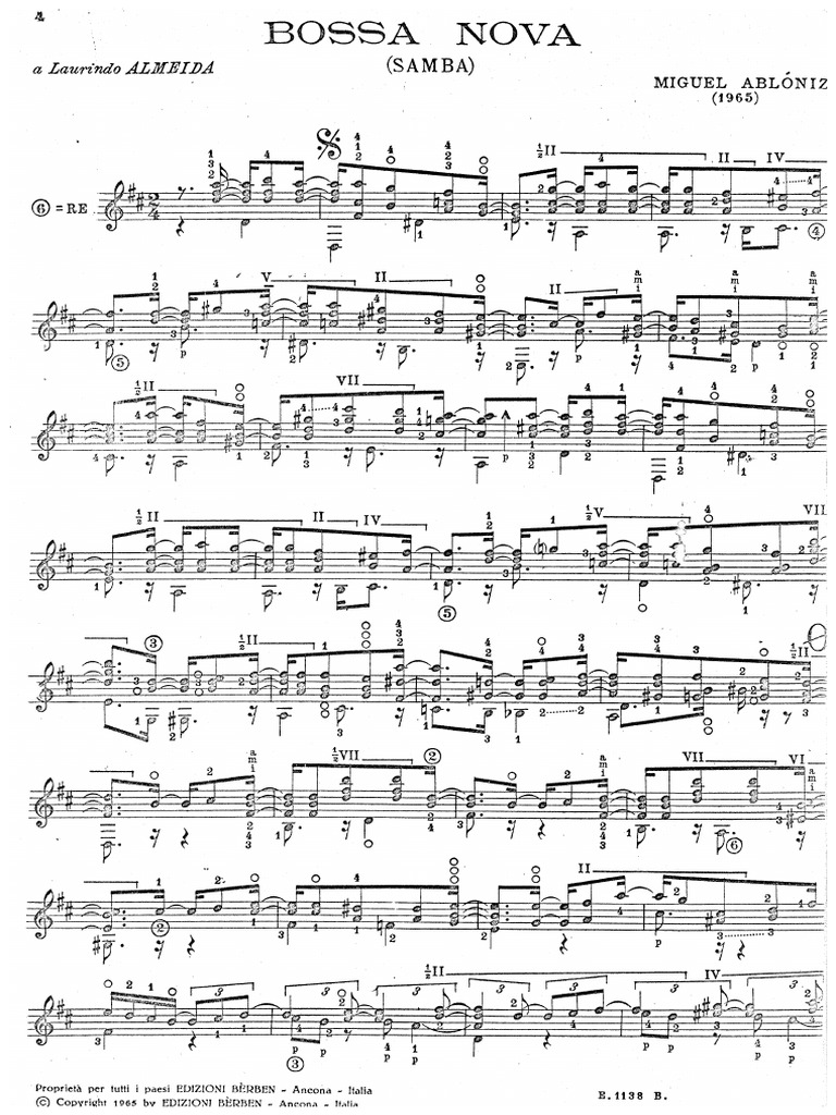 Abloniz, Miguel - Bossa Nova PDF | PDF