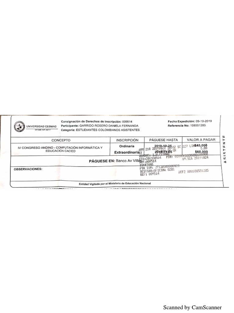 Document Scanning with CamScanner | PDF