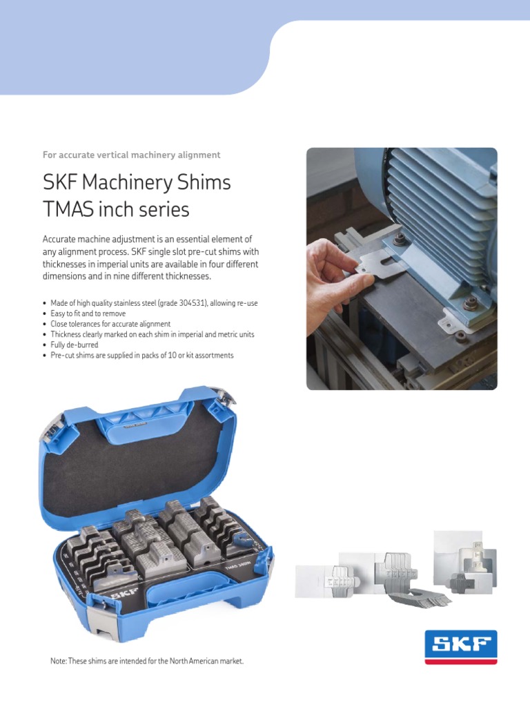 Shims SKF TMAS Series Inch Size | PDF | Business