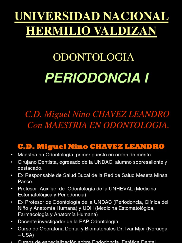 Anatomia Del Periodonto | PDF | Odontología | Ramas de Odontología