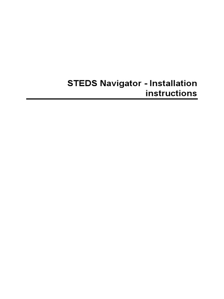A Step-by-Step Guide to Installing and Activating STEDS Navigator and ...