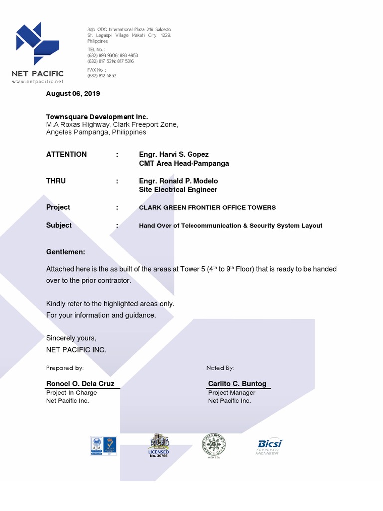 August 06, 2019: Clark Green Frontier Office Towers | PDF | Electronics ...