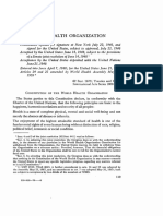 WHO Constitution: A Global Health Framework | PDF | World Health ...