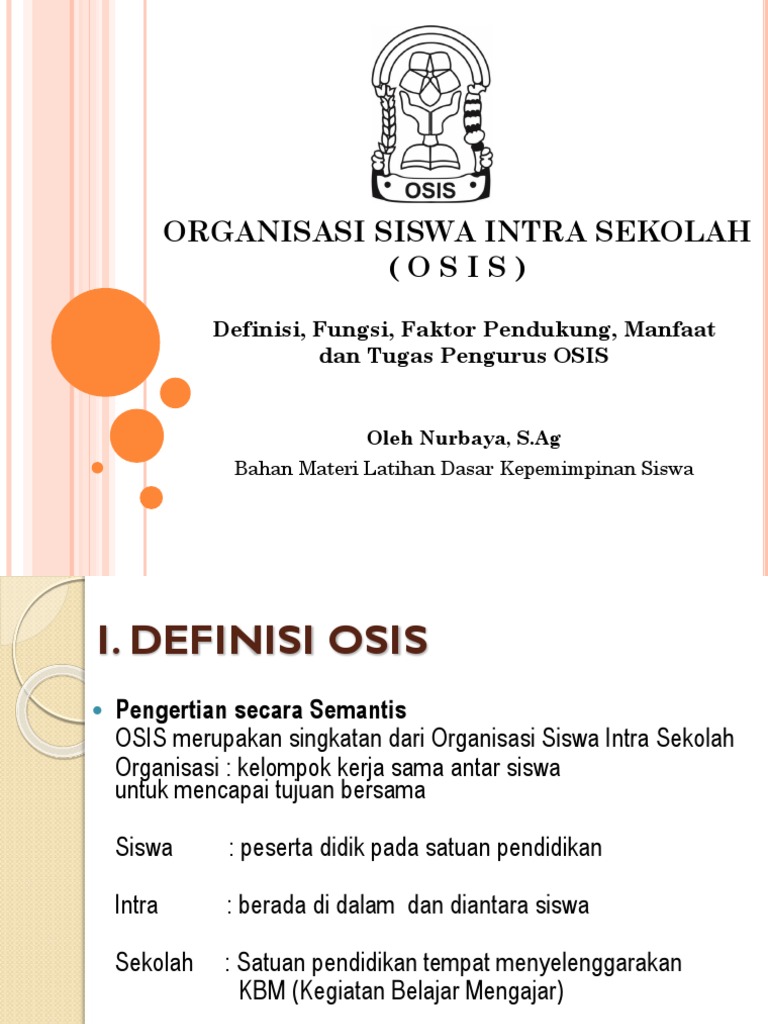 Bahan Materi LDK Osis | PDF