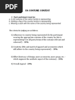 Criteria For Cooking Contest | PDF