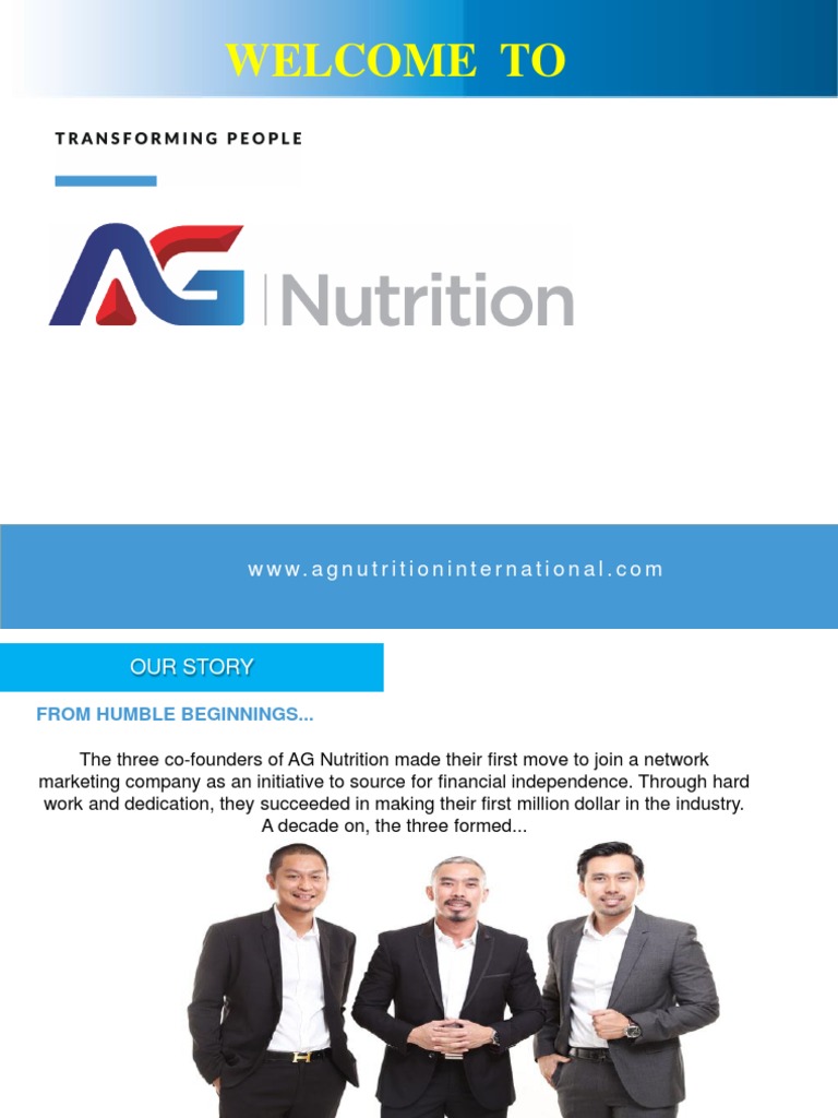 AG Nutrition Presentation 2019 | PDF | Pomegranate | Antioxidant